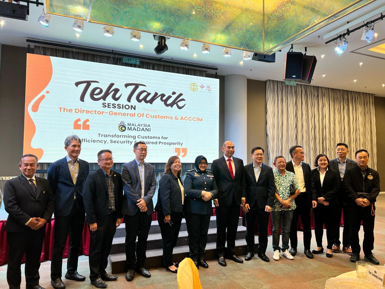 Teh Tarik Session Between the Director-General of Customs and ACCCIM ...